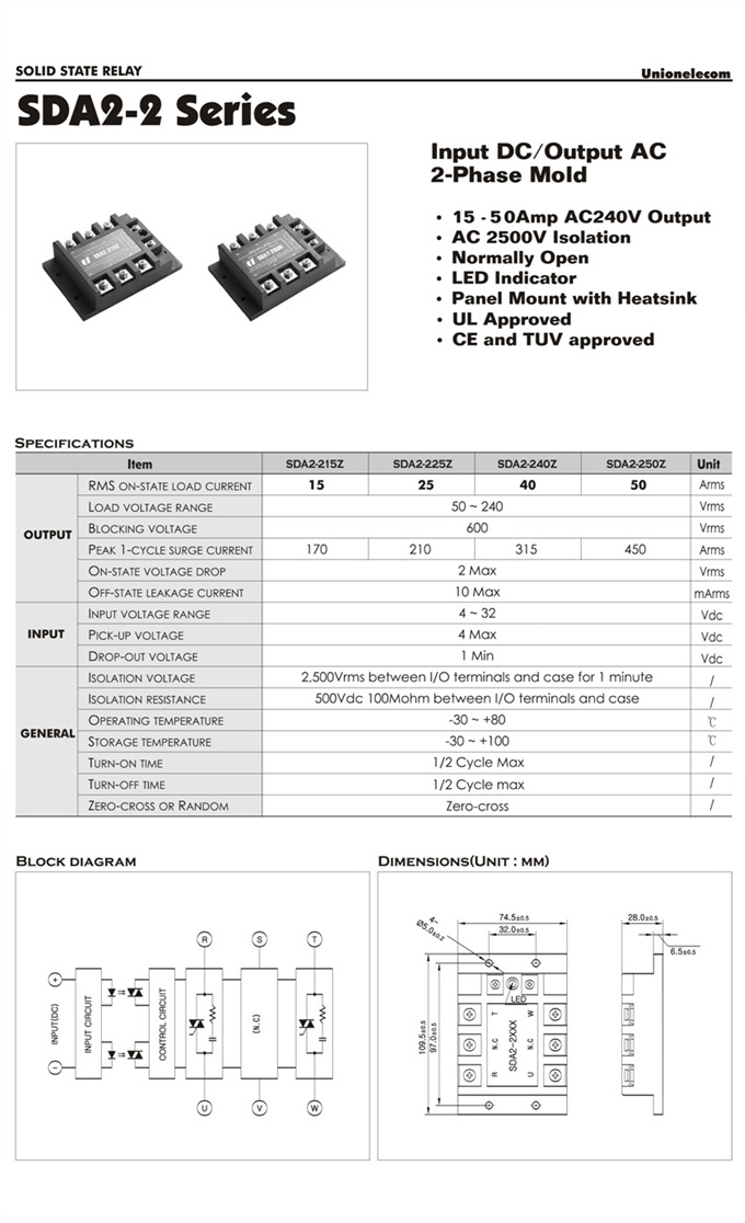 SDA2-225Z 유니온전자통신